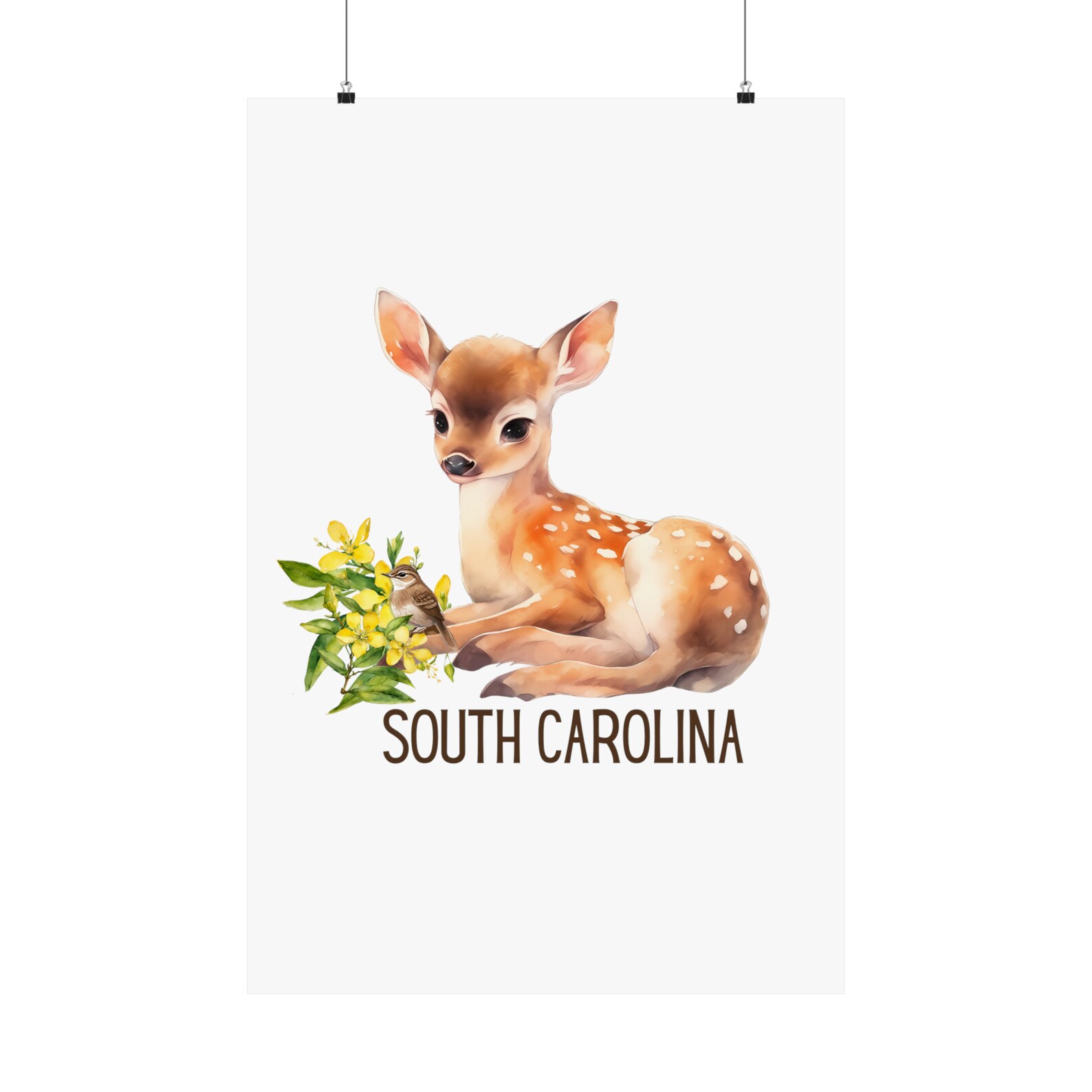 South Carolina Poster, South Carolina Art, South Carolina Gift, State ...