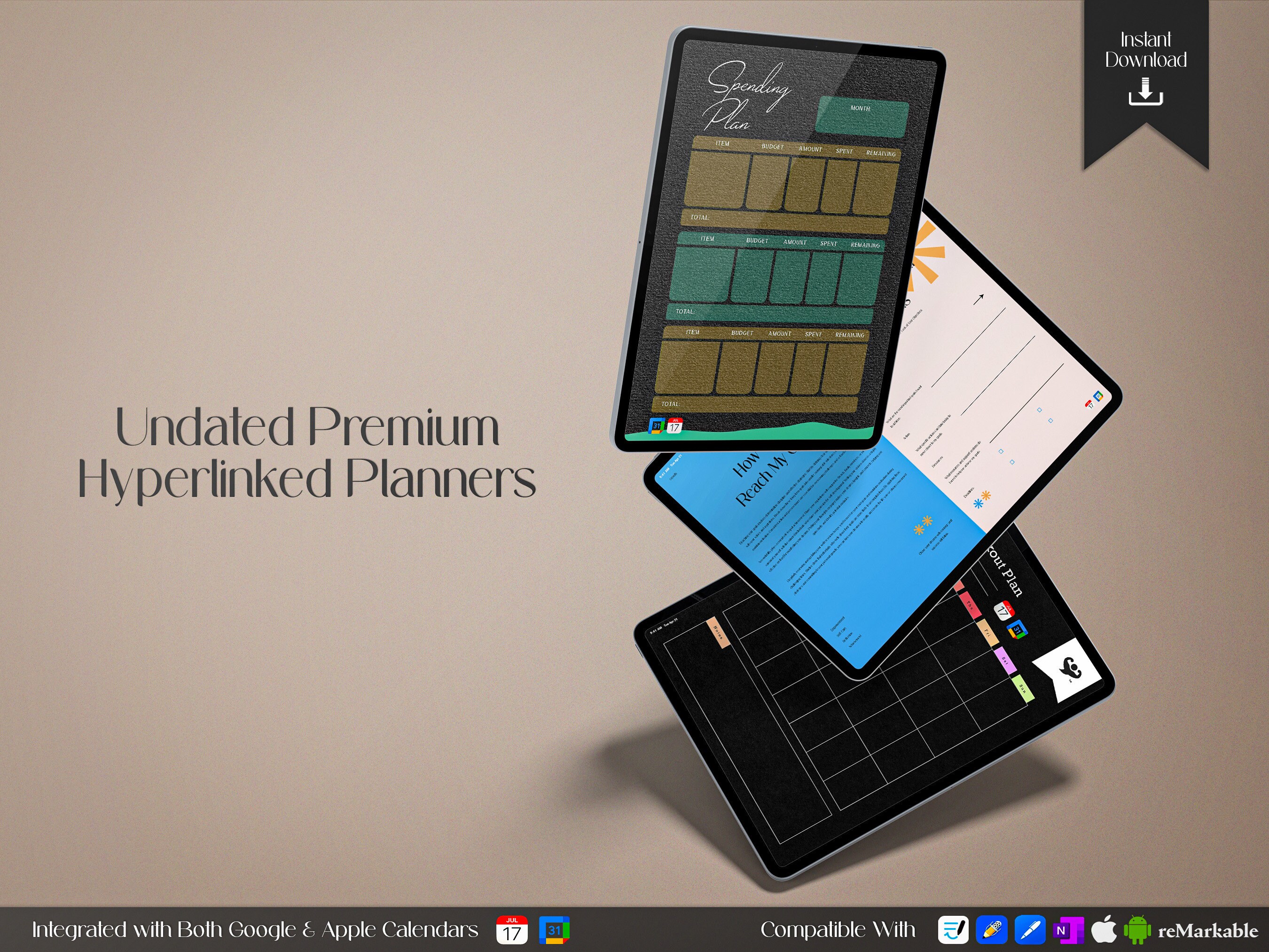 Digital Daily Organizer. Fitness Planner. ADHD Personality Workbook ...