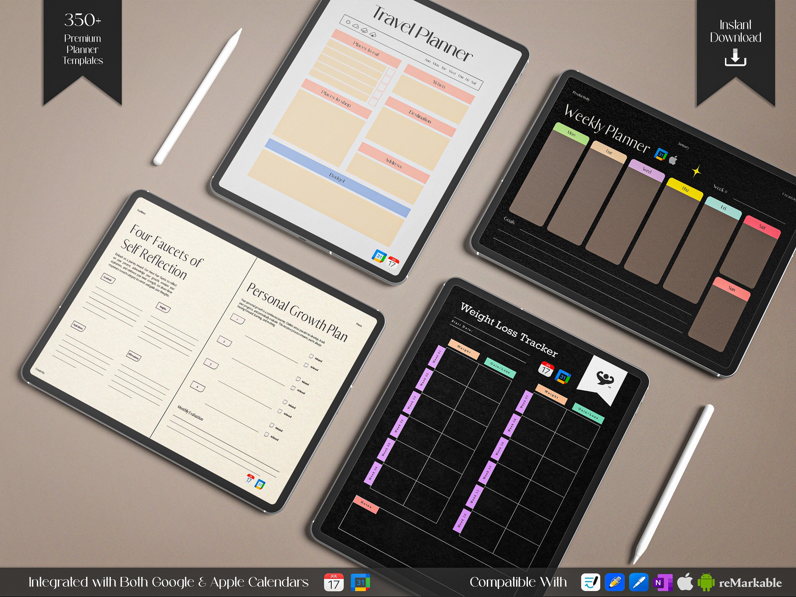 Ultimate Digital Everyday Planner, iPad Planner, Digital Workout ...