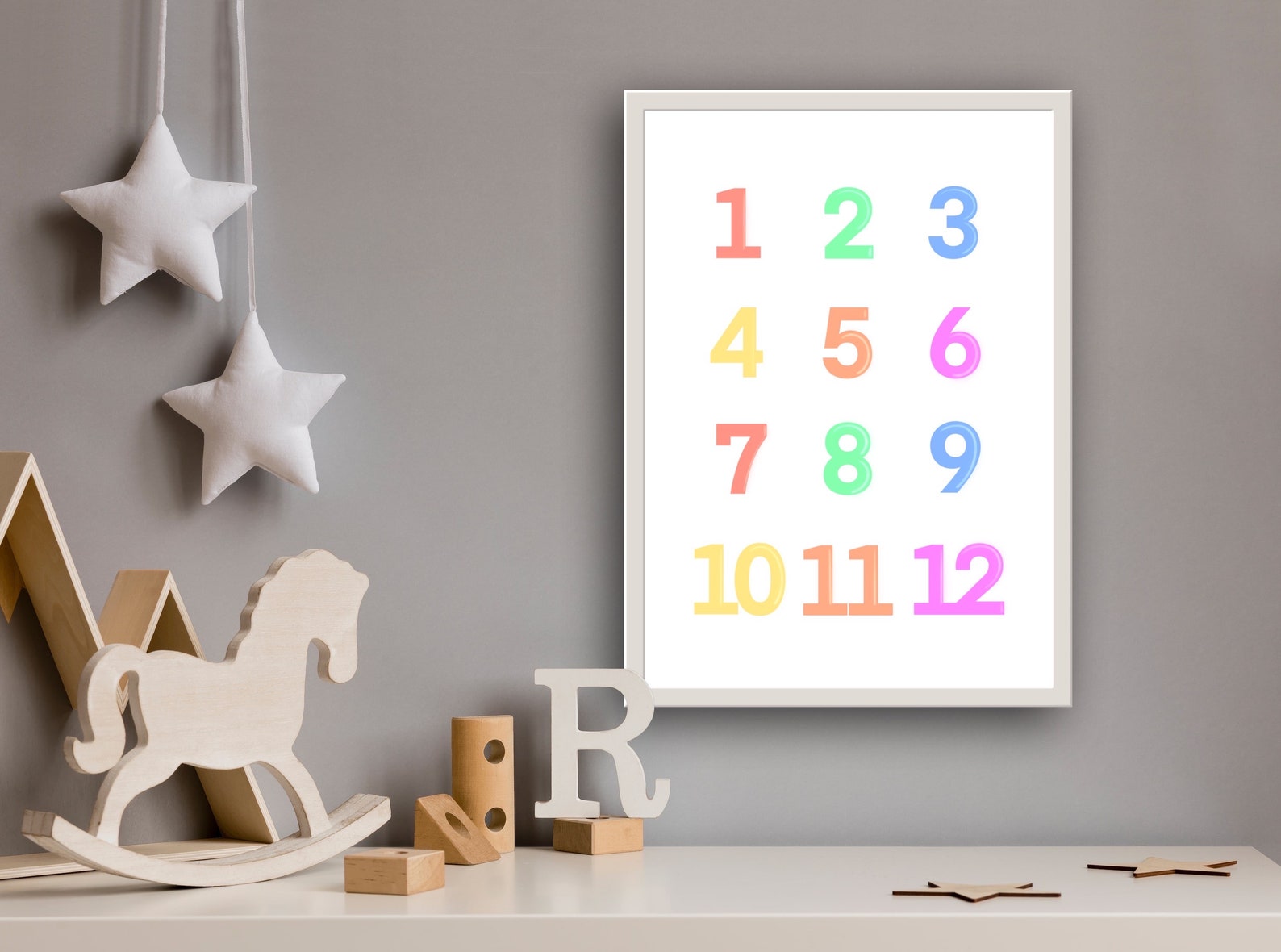 Alphabet / Numbers / Colours / 2D Shapes / Days of the Week / - Etsy