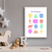 Alphabet / Numbers / Colours / 2D Shapes / Days of the Week / Months ...