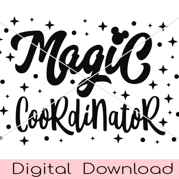 Magic Coordinator Svg - Etsy