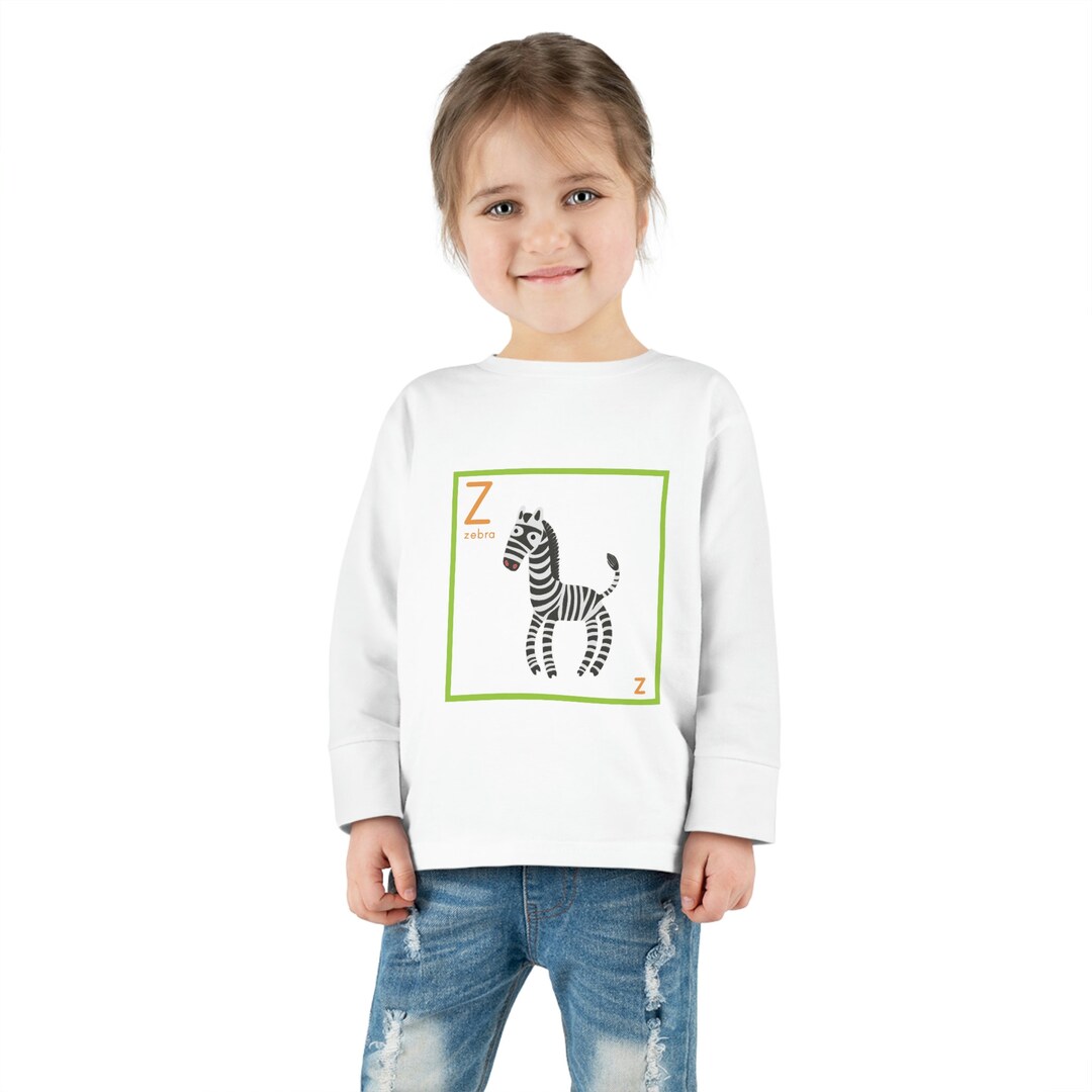 Toddler Zebra Long Sleeve - Etsy