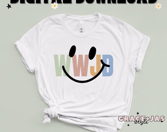 WWJD Png, Christian Pastel Sublimation, Floral Faith Shirt Design ...