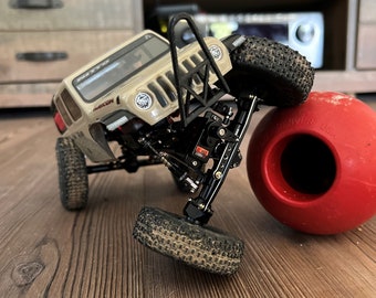 Axial Micro 1/24 SCX24 Jeep Gladiator LED Headlight Grille Bumper ...