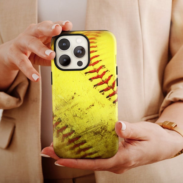 Softball iPhone Case - Etsy