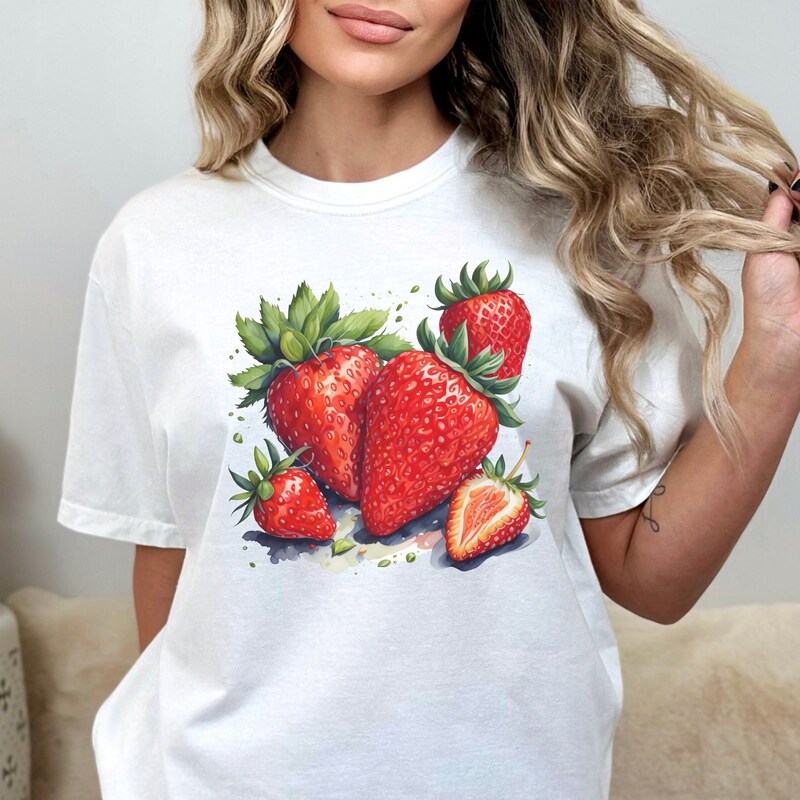 Strawberry Shirt - Etsy