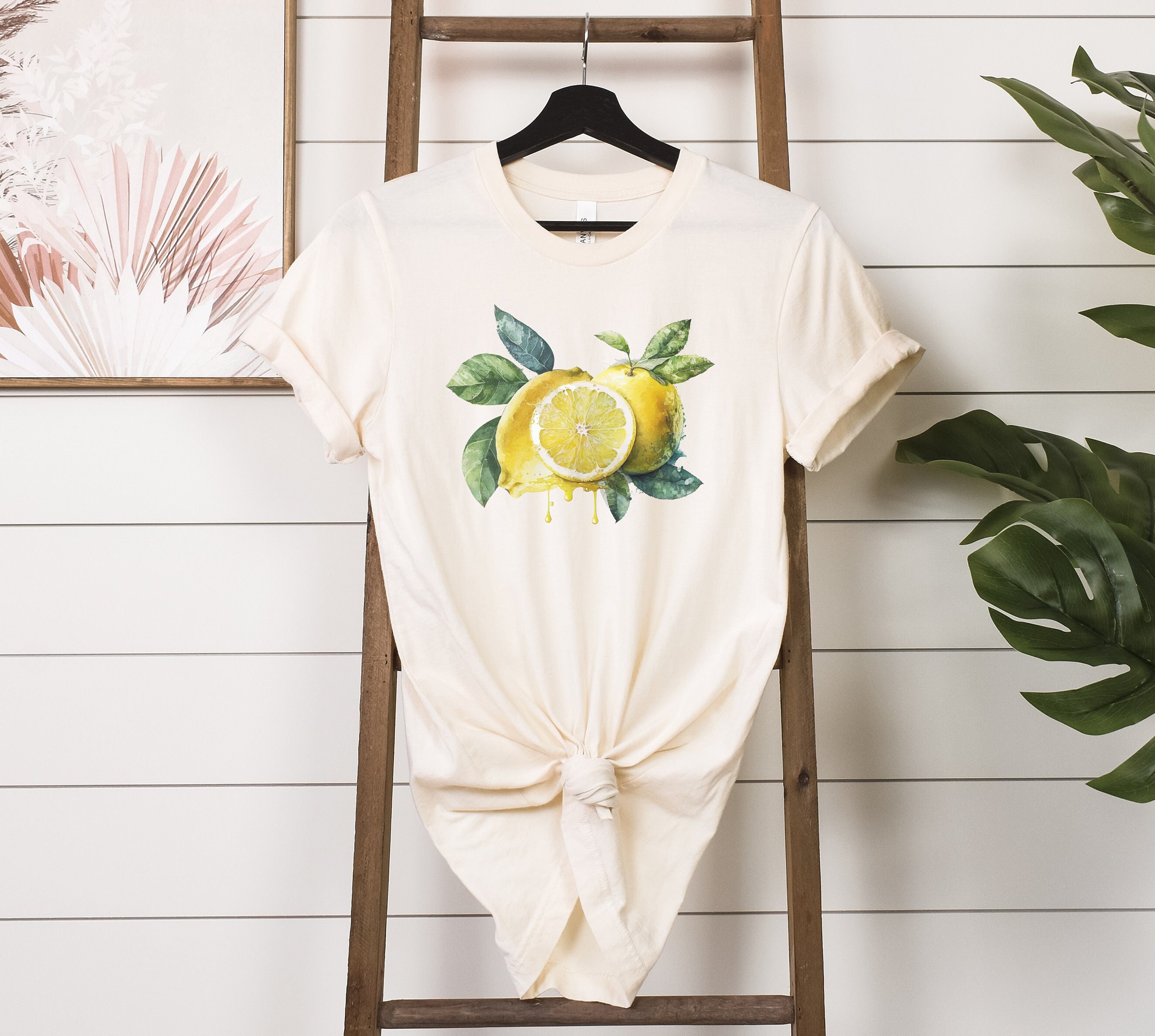 Lemon Shirt for Women, Cottagecore Tshirt, Botanical Fruit T-shirt ...