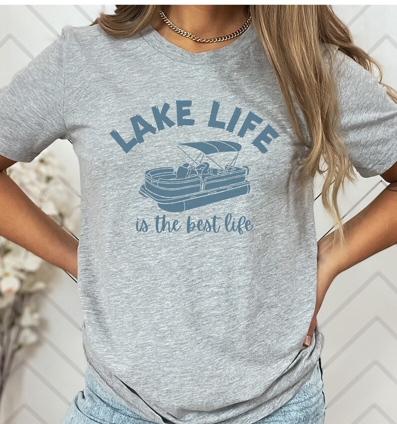 Lake Life Shirt, Lake Life Tshirt, Pontoon Boat T-shirt, Boating T-shirt, Lake Shirt, Funny Lake ...