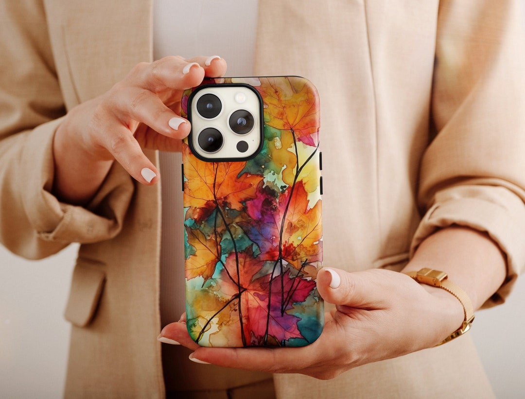 Fall Leaves Phone Case, Tough Phone Case for Iphones, Smartphone Case ...