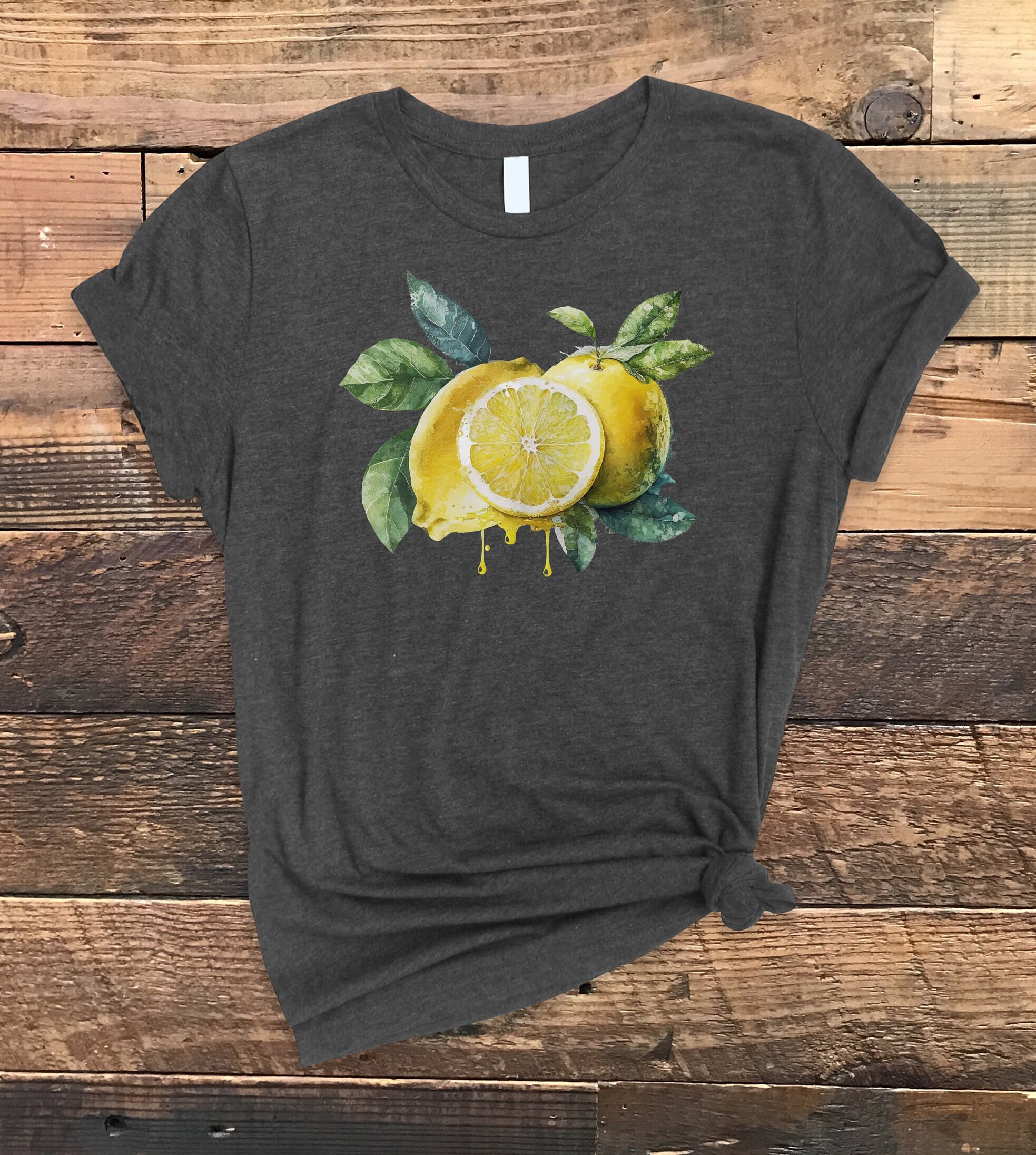 Lemon Shirt for Women, Cottagecore Tshirt, Botanical Fruit T-shirt ...
