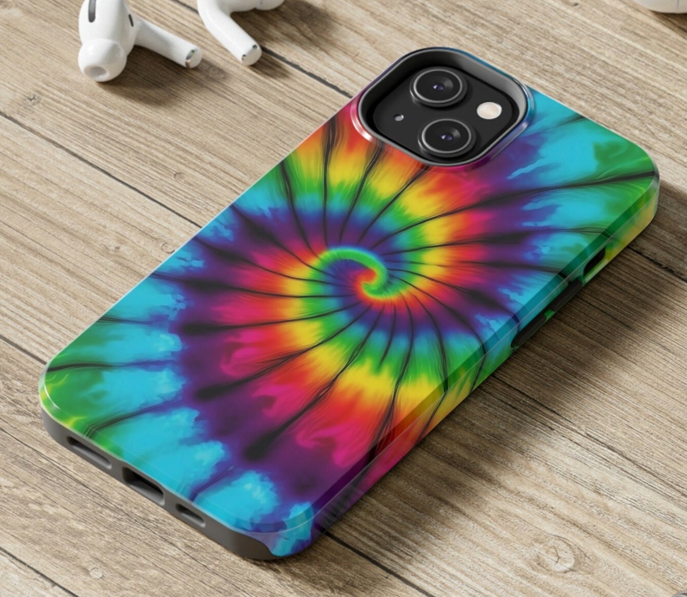 Tie Dye Phone Case, Tough Phone Case for Iphones, Groovy Phone Case ...