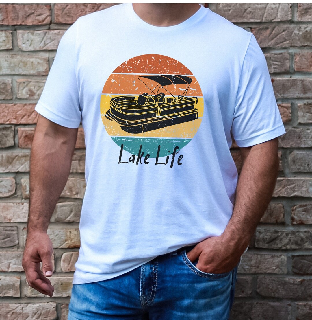 Lake Life Shirt, Pontoon Boat Shirt, Boating T-shirt, Lake Weekend ...