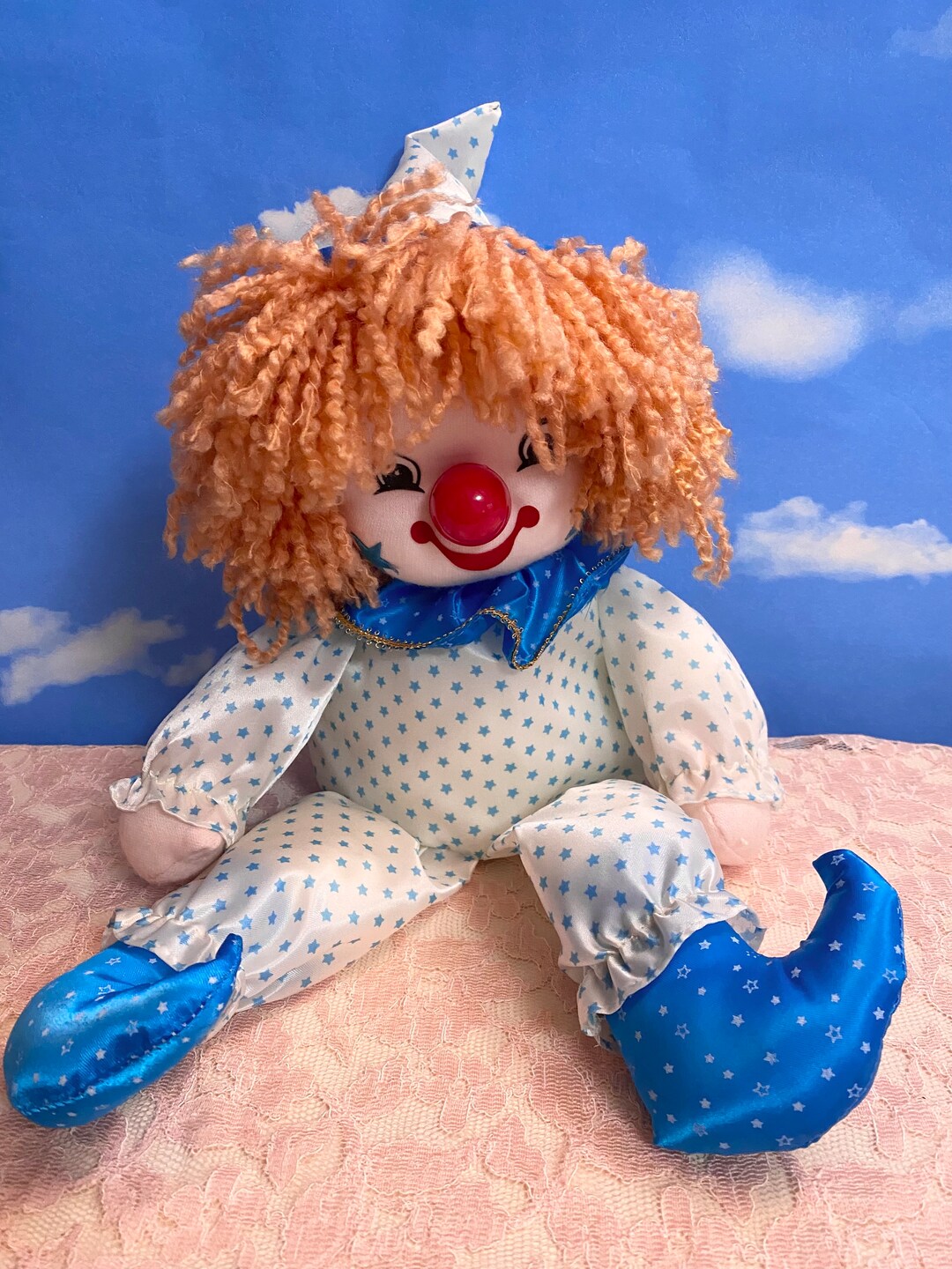 Vintage Musical Moving Clown From Faratak - Etsy