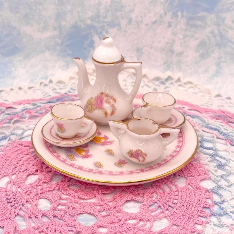 Toy Tea Set - Etsy