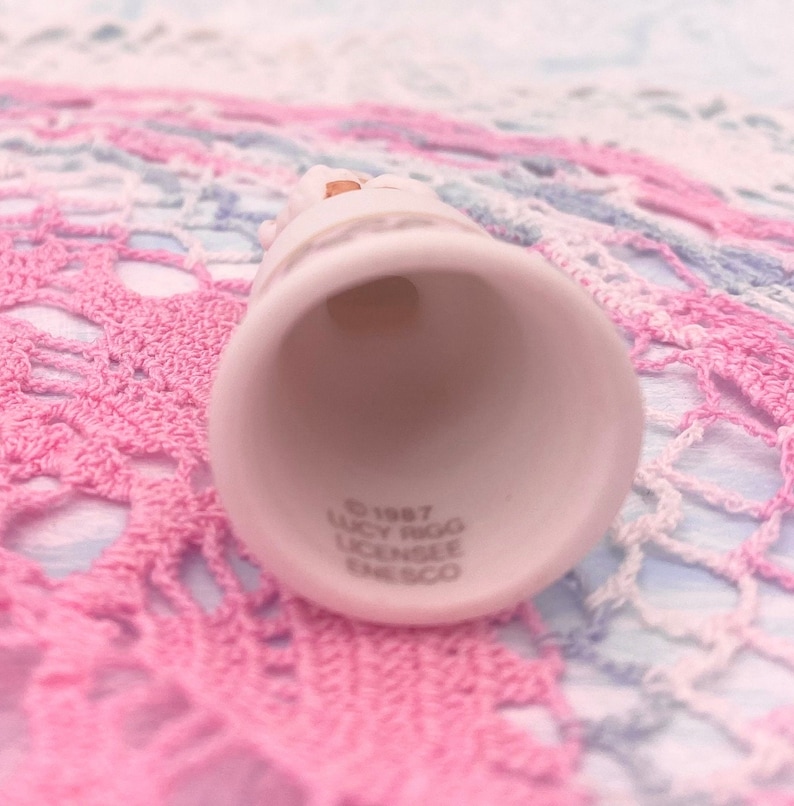 Lucy & Me Lucy Riggs Holiday Thimbles by Enseco Easter Christmas ...