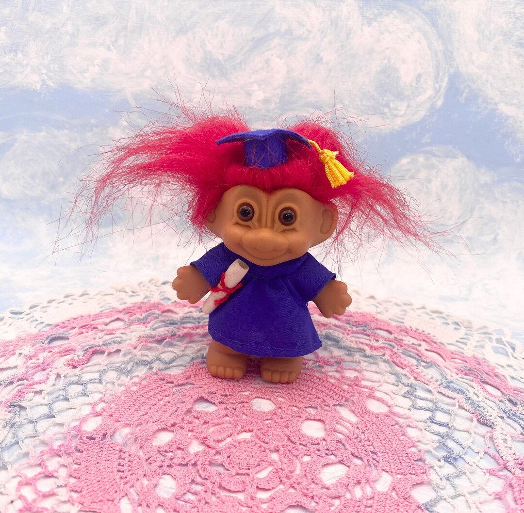 Russ Troll Graduation Doll Cap & Gown - Etsy