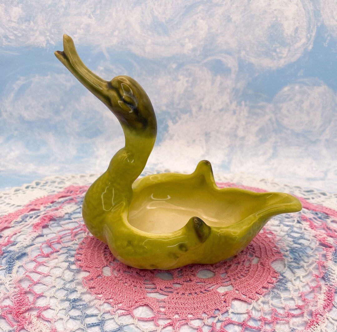 Hull American Pottery Green Duck Ashtray - Etsy