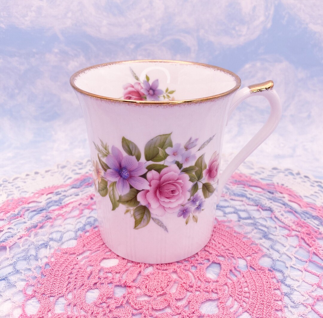 Royal Devon Floral Bone China Mug Made in England - Etsy