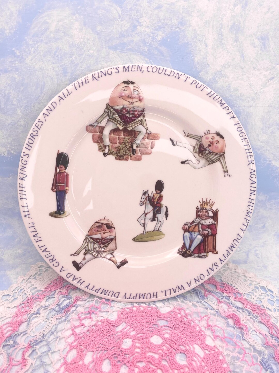 Humpty Dumpty Queens China Storybook Collectible Plate - Etsy
