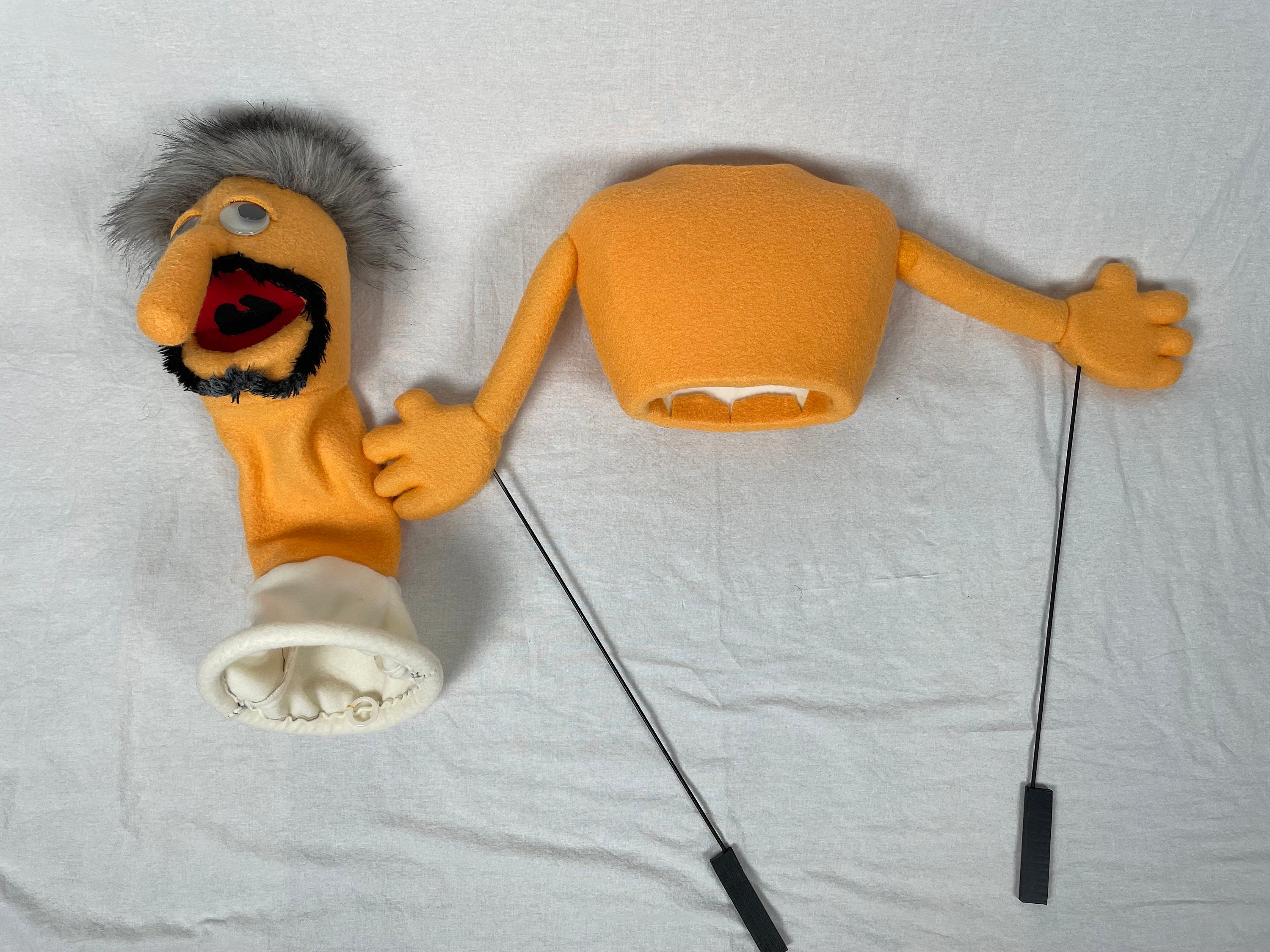 Caveman Puppet With Large Nose and Goatee - Etsy