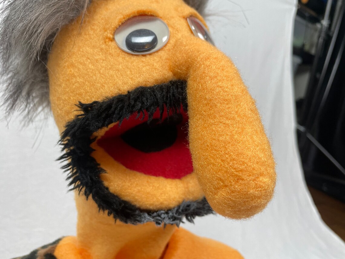 Caveman Puppet With Large Nose and Goatee - Etsy
