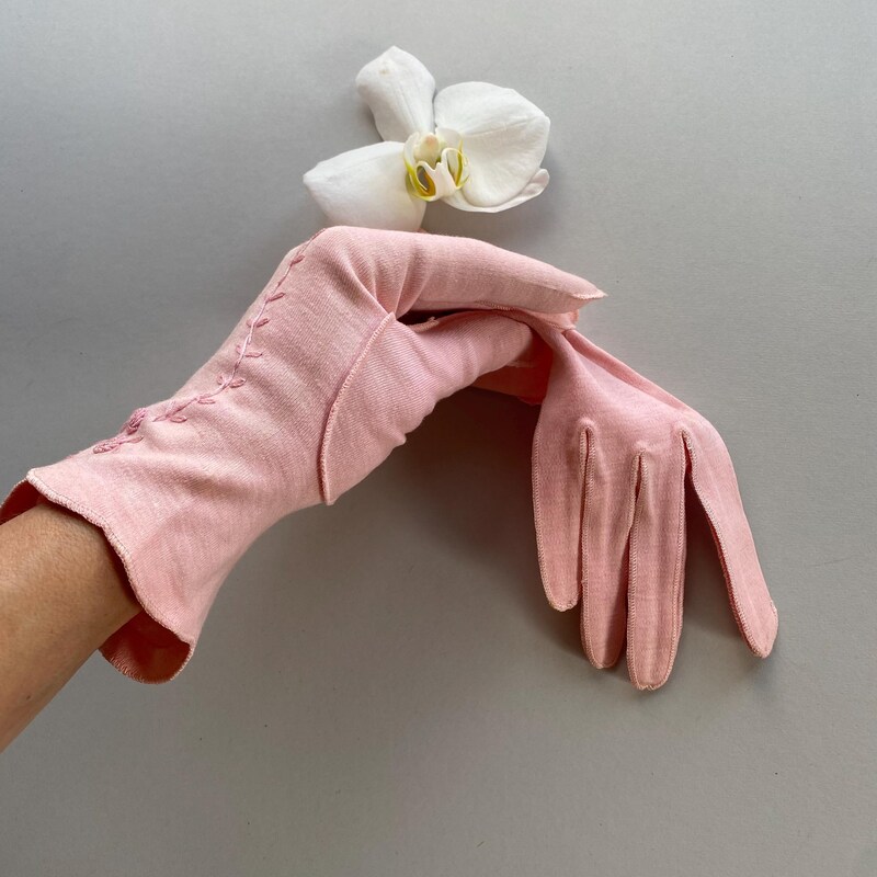 Pink Gloves - Etsy