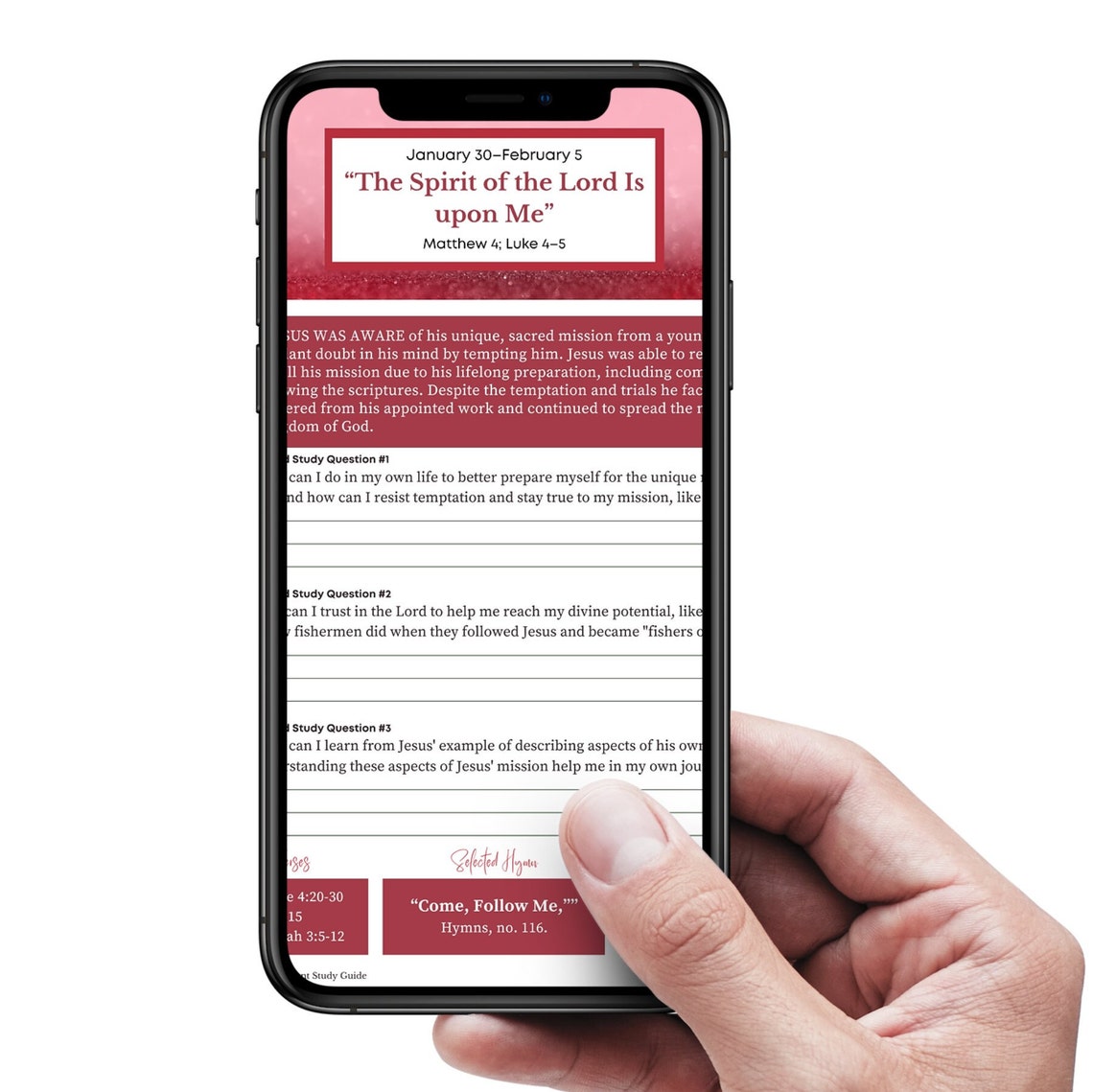 Come Follow Me 2023 LDS Study Guide | Printable | Digital Download ...