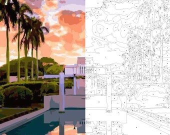 Salt Lake LDS Temple Paint by Numbers Kit, LDS Temple Art, LDS Temple ...