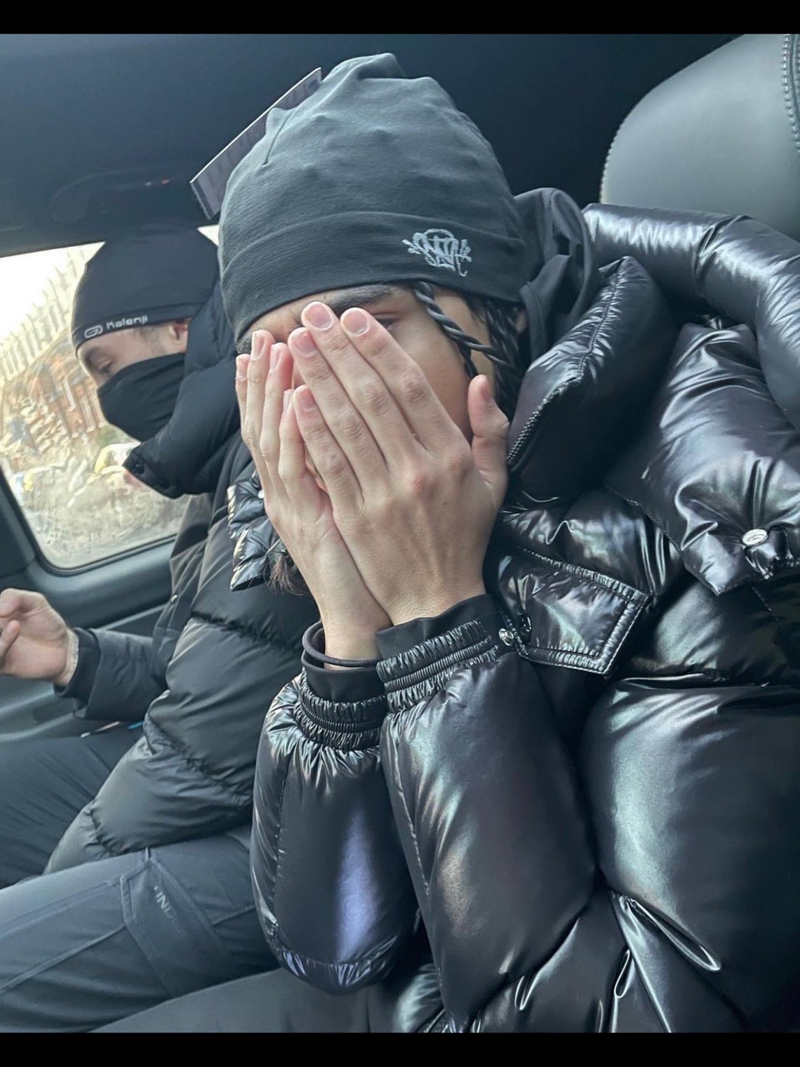 Original SYNA World Skully CAP, Central Cee Beanie Hat Black 100% ...