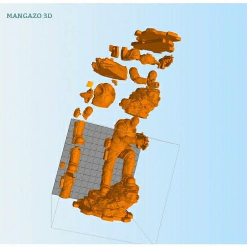 Anime Stl File Print 3d Marcus Felix Etsy