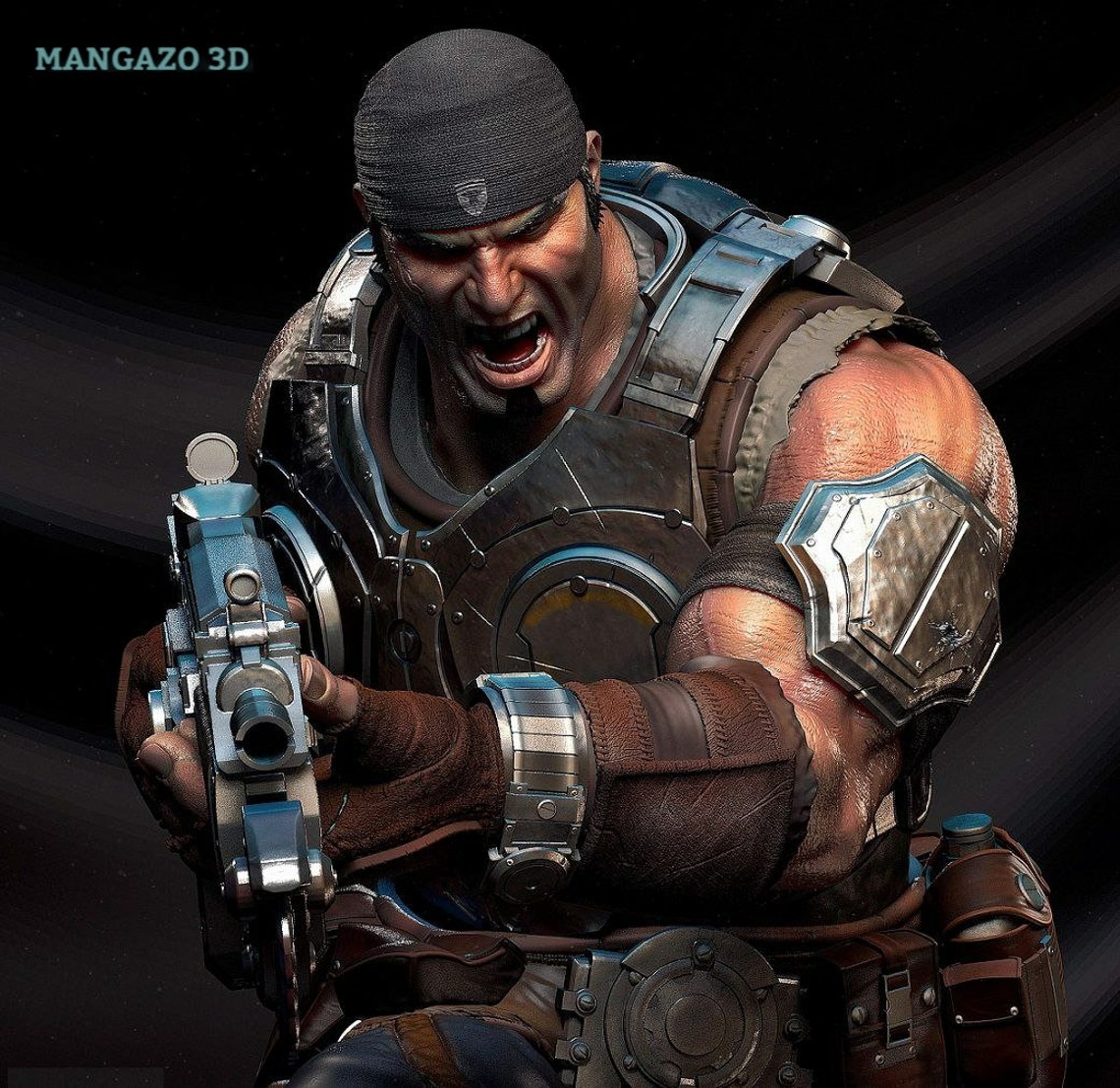 Anime STL File 3D Print MARCUS FELIX - Etsy