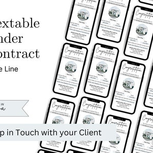Under Contract Checklist Timeline for Realtors Texting Home Buying ...