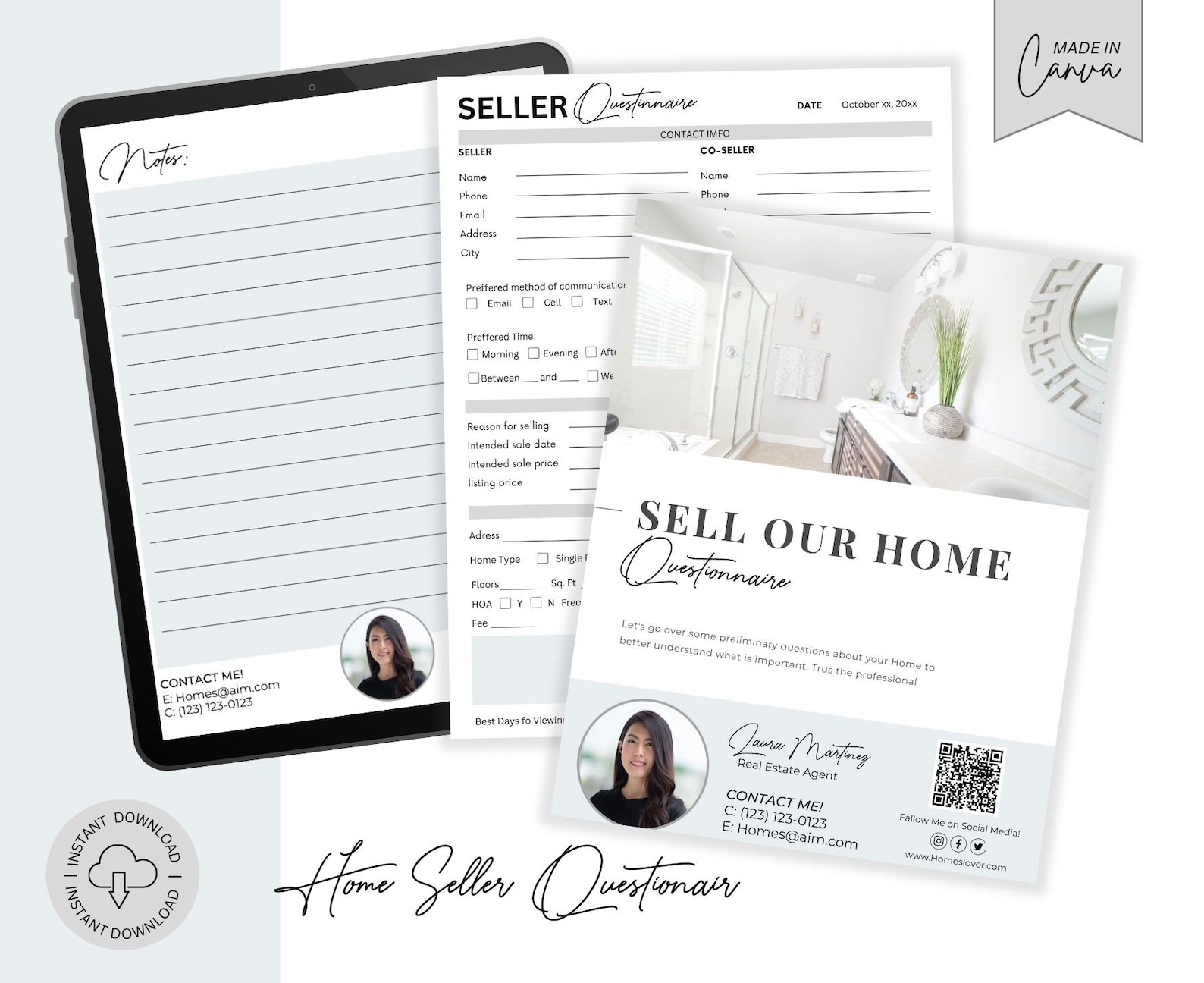 Listing Real Estate Agent Seller Questionnaire Consultation ...