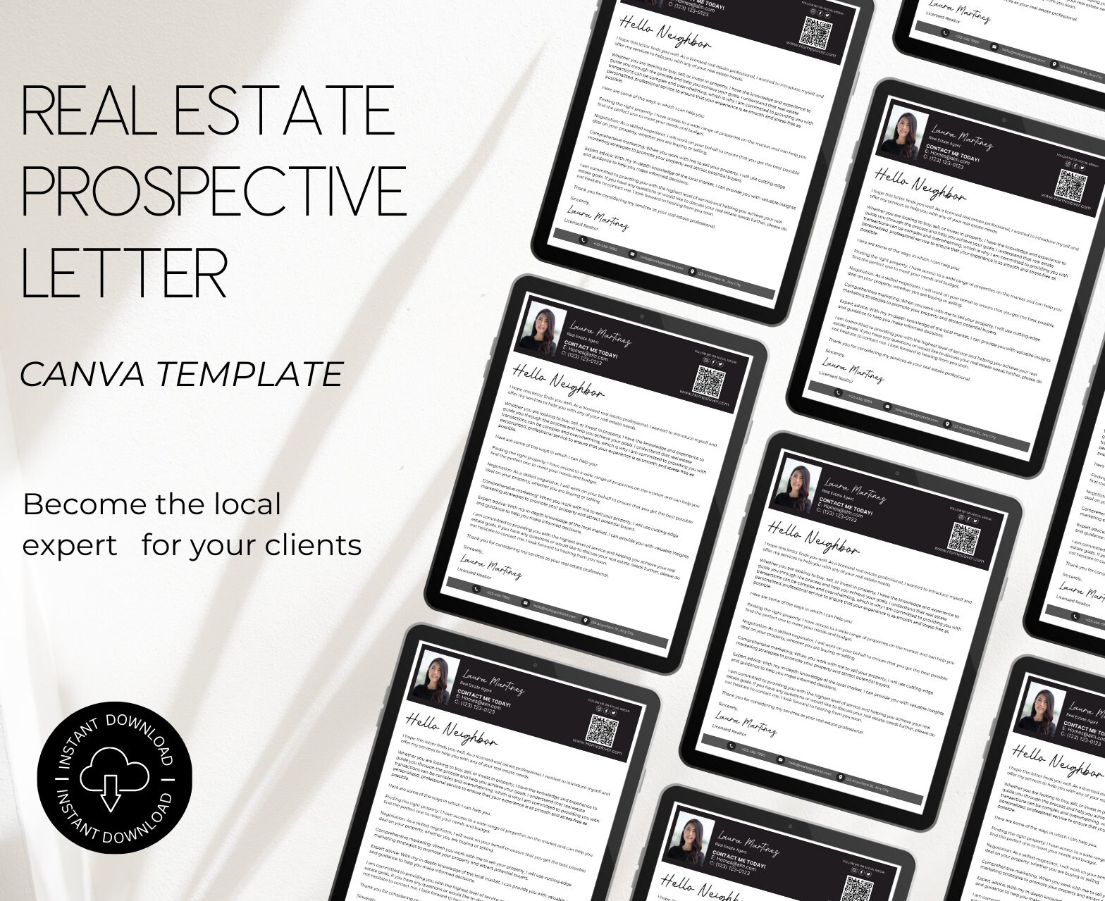 Realtor Clients Introduction Letter for Real Estate Prospective ...