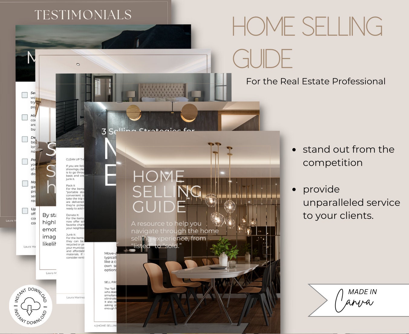 Seller Pre-listing Presentation, Real Estate Template, Real Estate ...