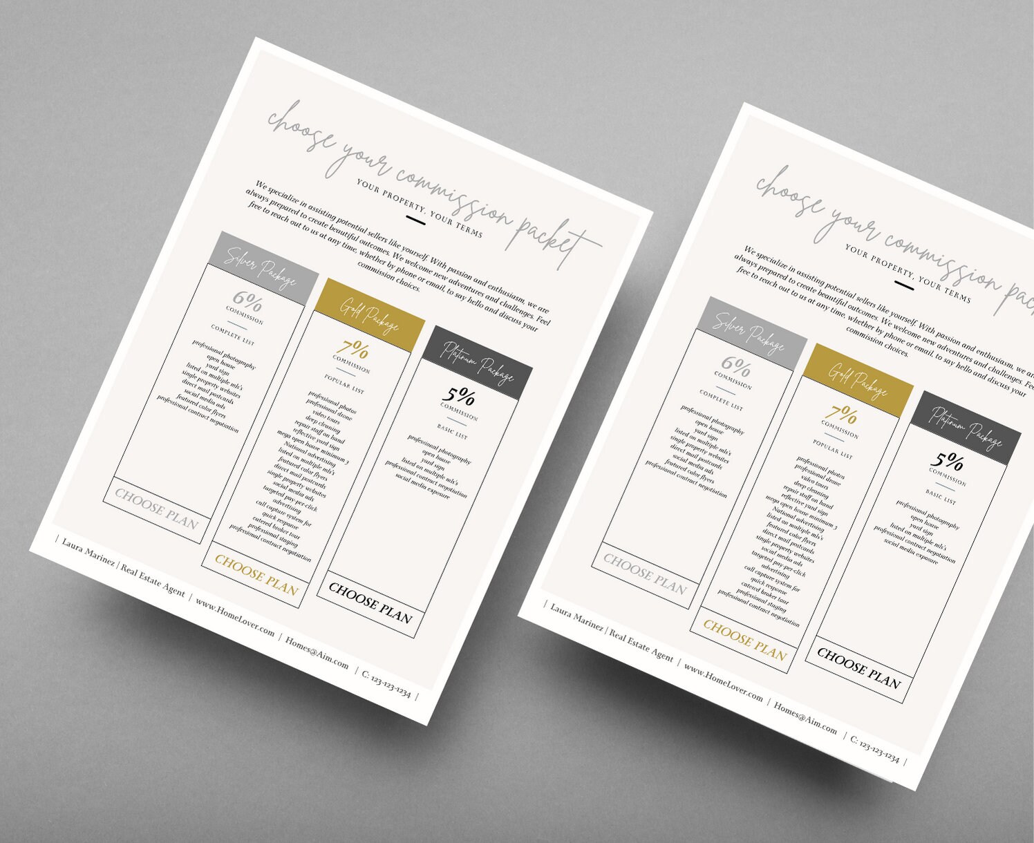Listing Presentation, Real Estate Commission Sheets, Commission Sheet ...