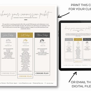 Listing Presentation, Real Estate Commission Sheets, Commission Sheet ...