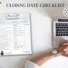 Closing Date Checklist Realtor Checklist Flyer Home Closing Date ...