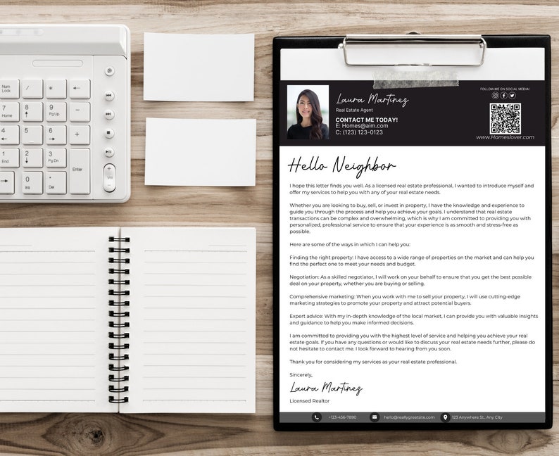 Realtor Clients Introduction Letter for Real Estate Prospective ...