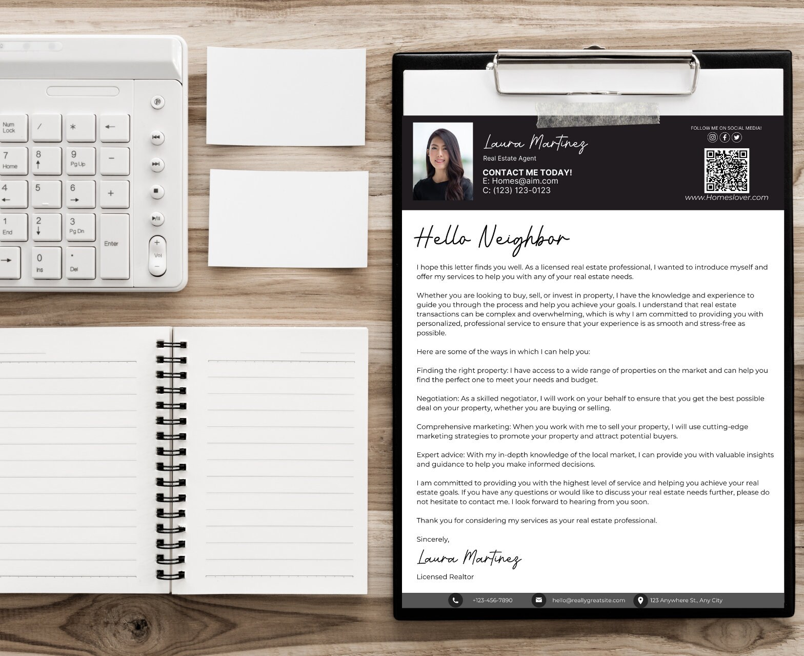 Realtor Clients Introduction Letter for Real Estate Prospective ...
