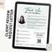 Client Review Request Flyer for Real Estate Agent Review Request Letter ...