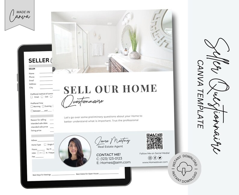 Listing Real Estate Agent Seller Questionnaire Consultation ...