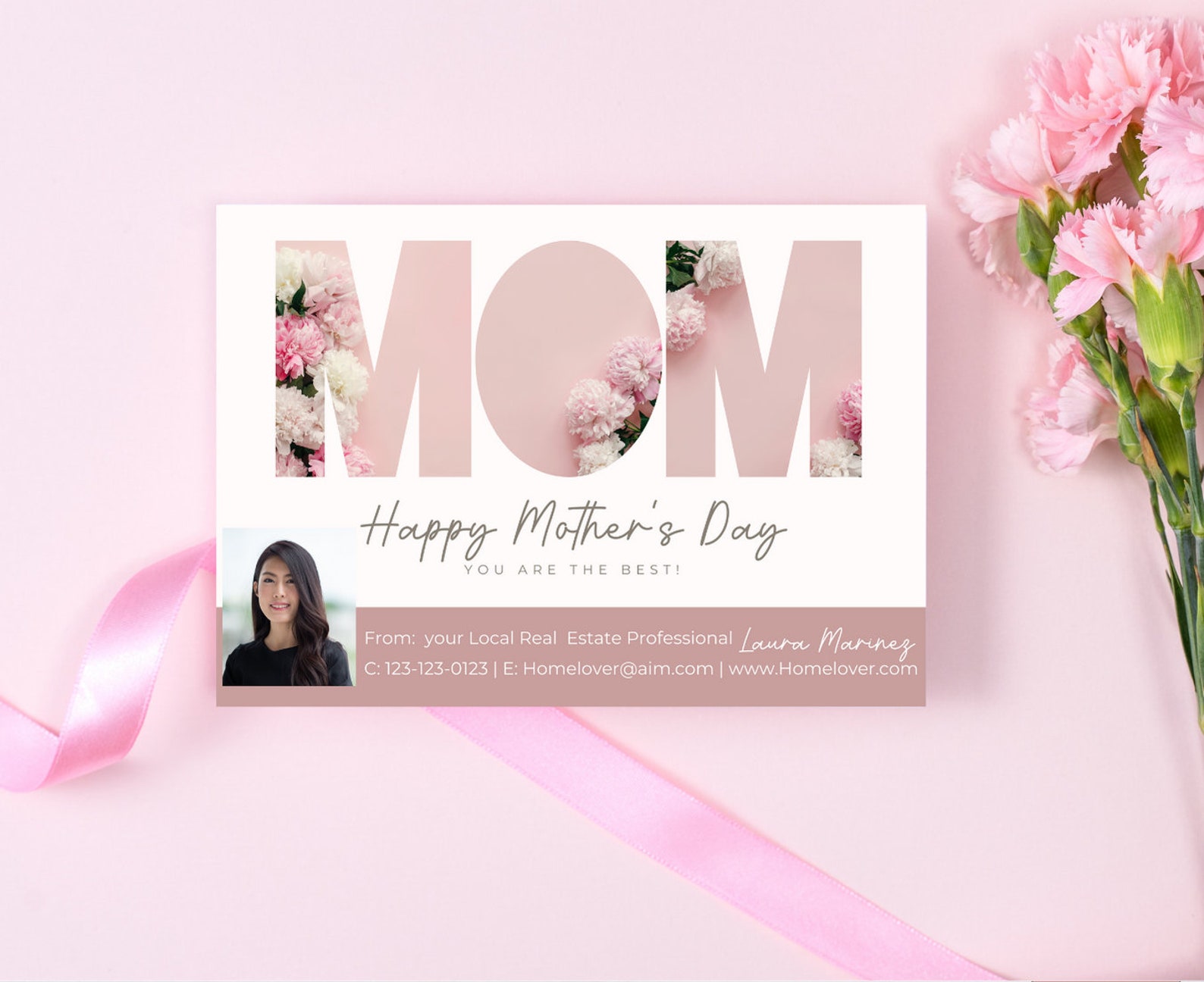 Mother's Day 2023 Realtor Mailable Postcard Real Estate Marketing ...