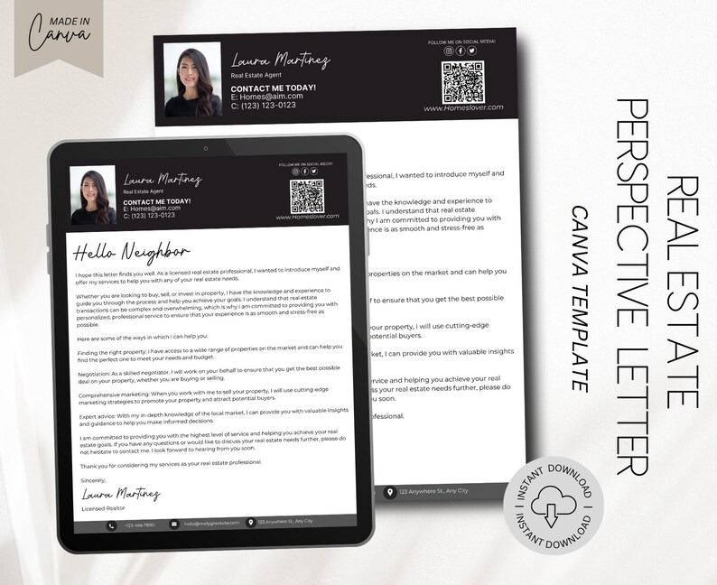 Realtor Clients Introduction Letter for Real Estate Prospective ...