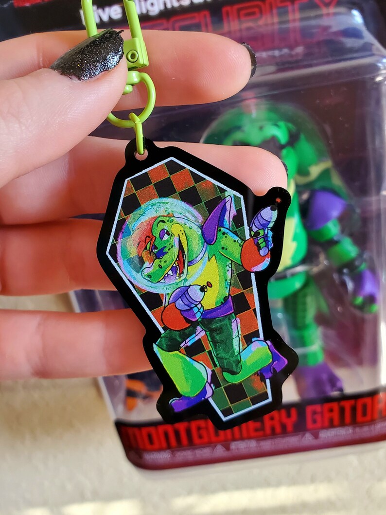 Five Nights at Freddy's Security Breach Foxy Chica Monty Freddy Acrylic ...