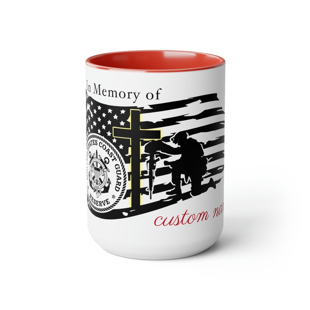 Personalized Memorial Day Coast Guard Coffee Mug Custom in - Etsy