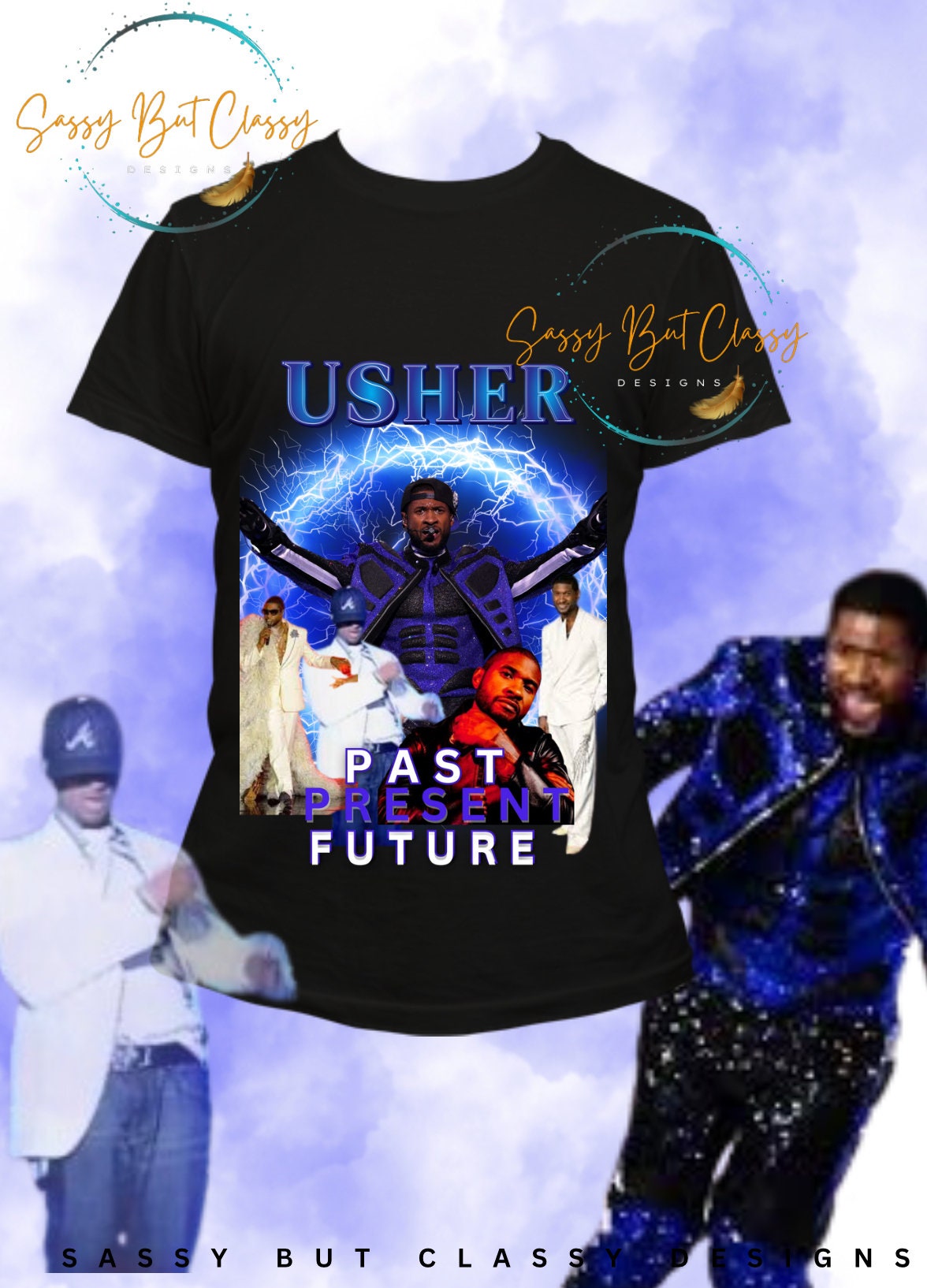 Usher T-shirt Digital File - Etsy