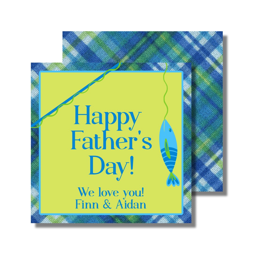 Father's Day Gift Tag, Gift Enclosure, Gift Tag for Dad, Father's Day ...