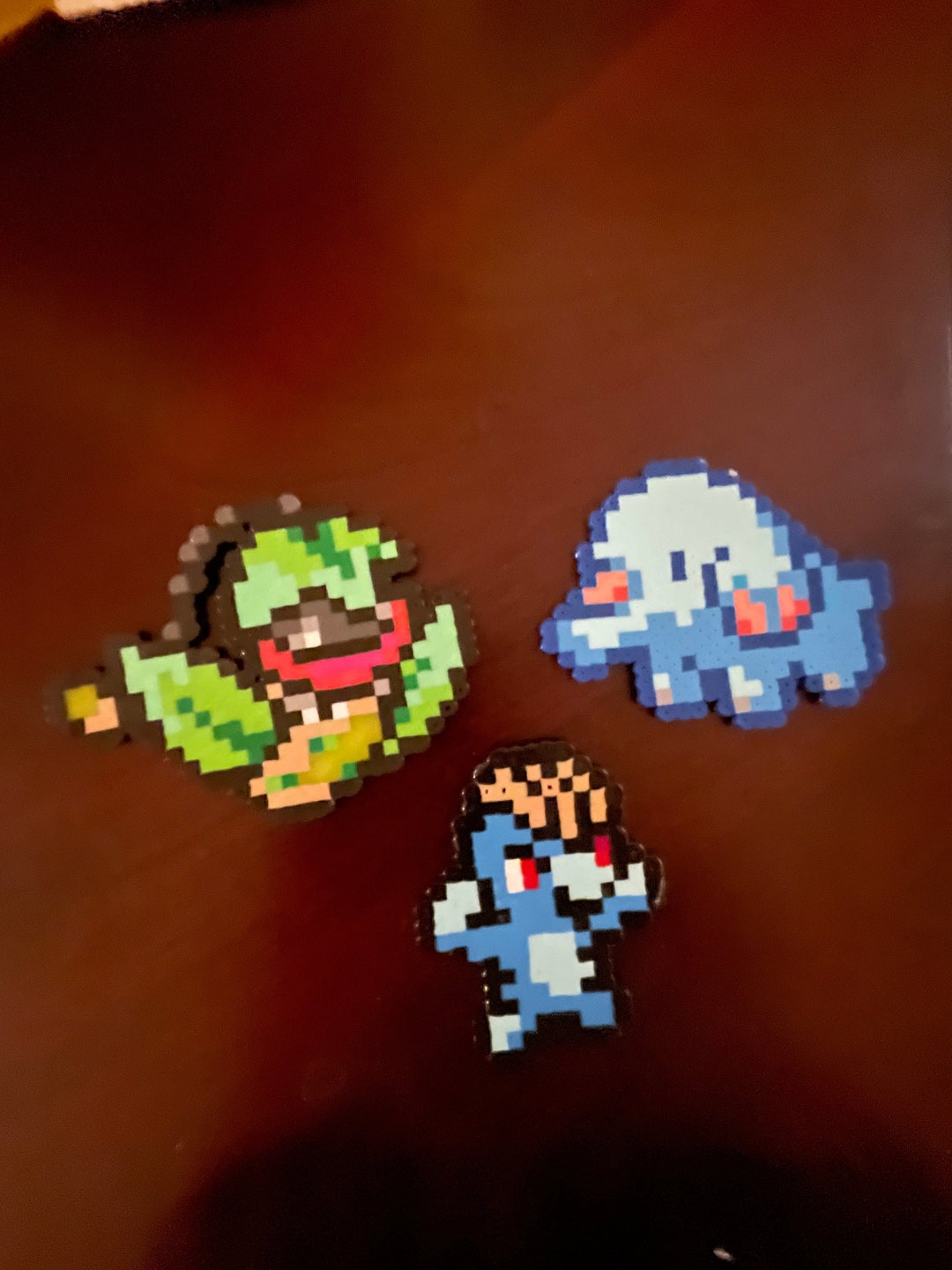 Pokemon Perler Bead Refrigerator Magnets Victreebel, Machop, Phanpy - Etsy
